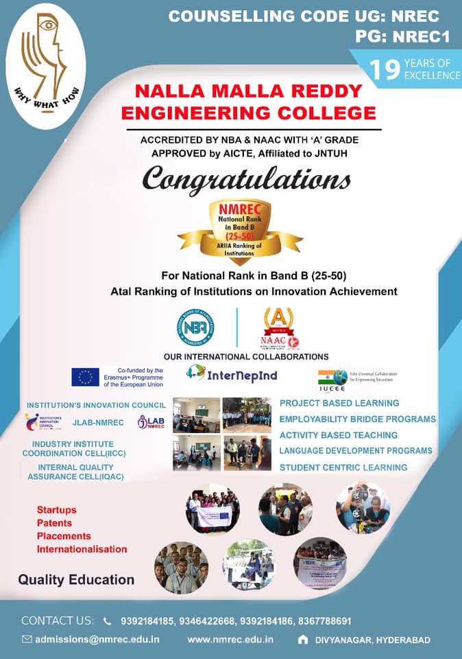 Admissions – NALLA MALLA REDDY ENGINEERING COLLEGE