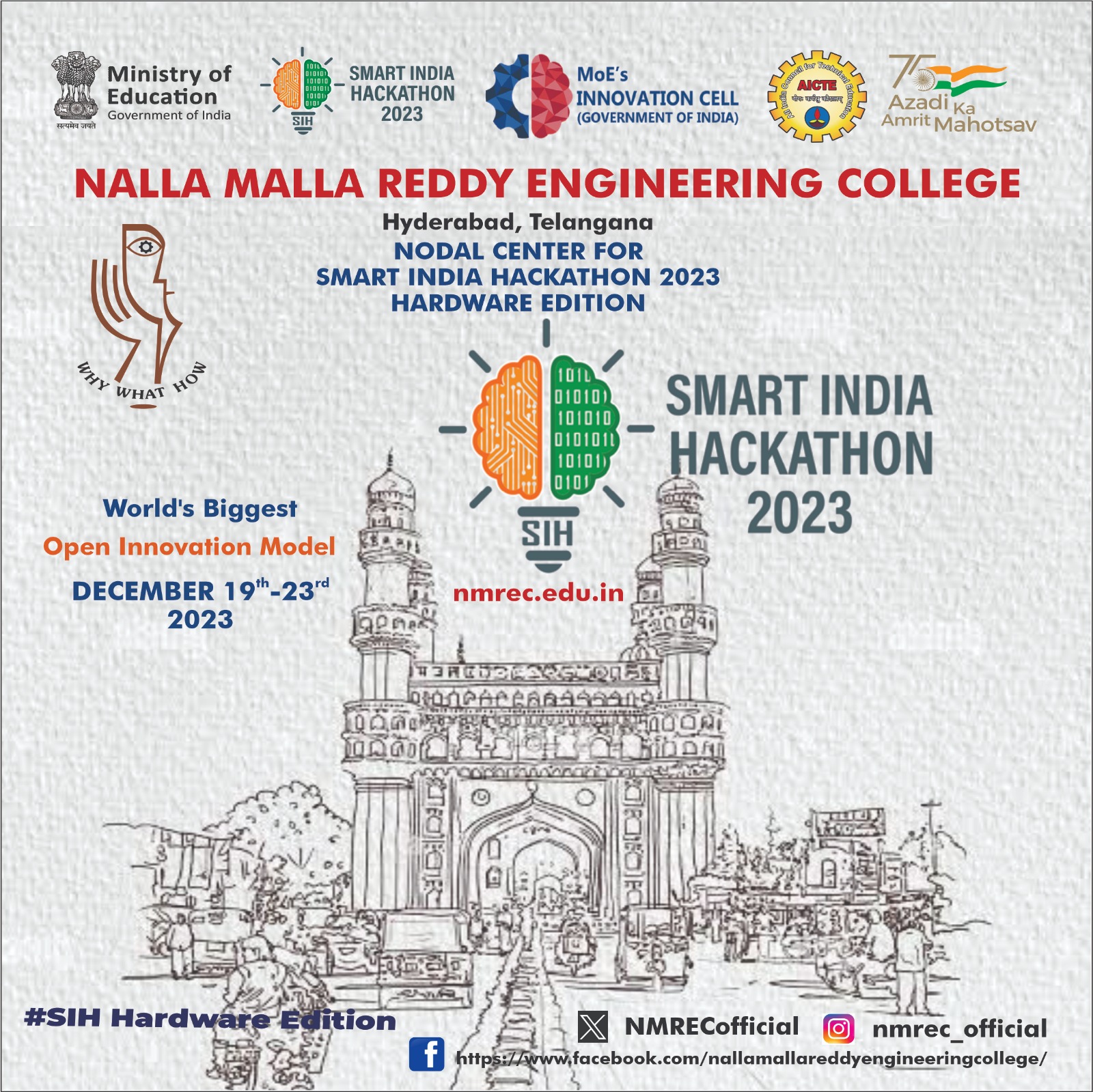 Smart India Hackathon 2023 – NALLA MALLA REDDY ENGINEERING COLLEGE