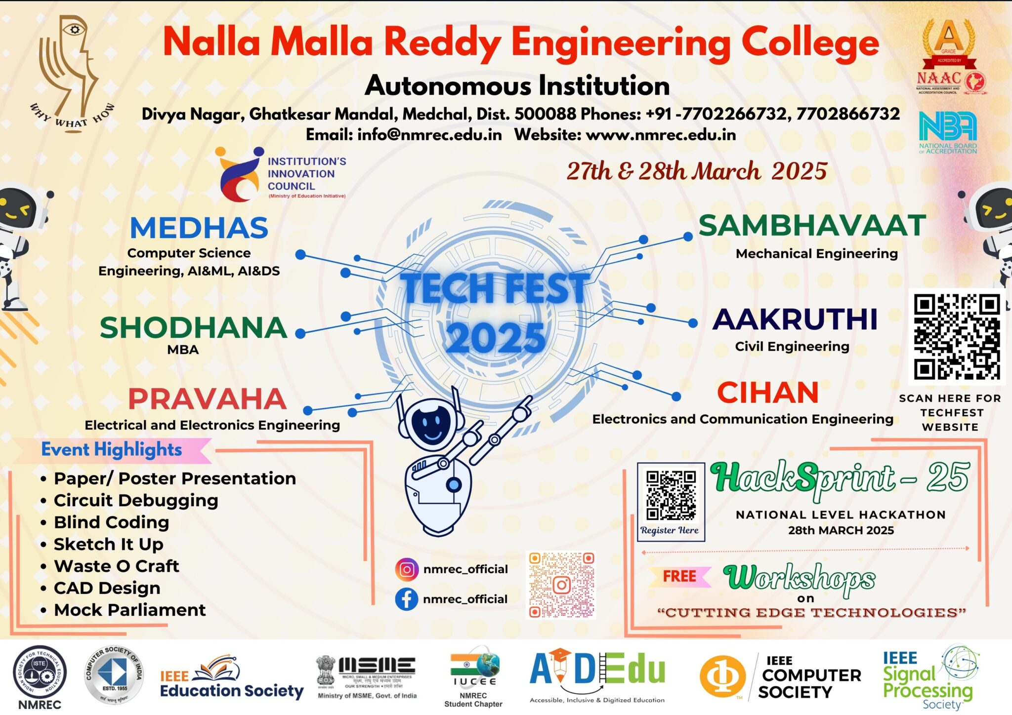 Tech Fest 2025 – NALLA MALLA REDDY ENGINEERING COLLEGE